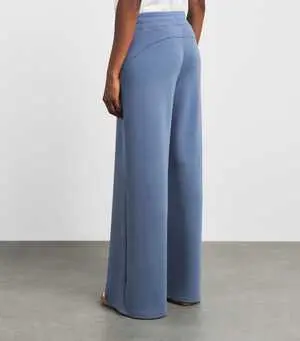 Spanx Airessentials Wide-leg Sweatpants - Blue
