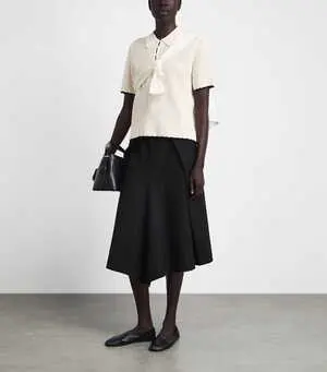 FRAME Crochet Daybreak Polo Shirt