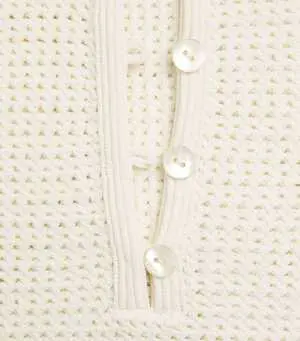 FRAME Crochet Daybreak Polo Shirt