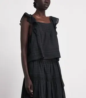Paige Frilled Oaks Blouse