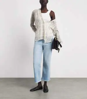 Paige Stevie High-rise Straight Ankle Jeans