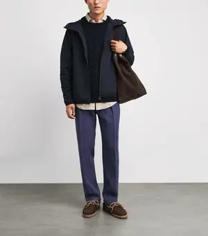 Polo Ralph Lauren Linen Pleated Trousers - Blue