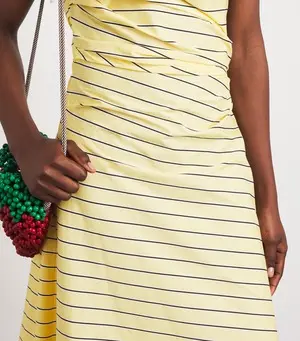 Staud Cotton Stripe Phare Maxi Dress