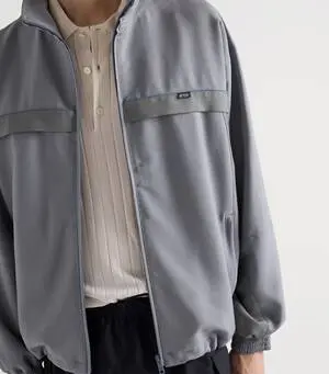 Prada Virgin Wool-mohair Jacket - Grey