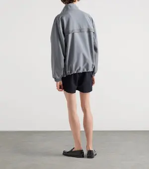 Prada Virgin Wool-mohair Jacket - Grey