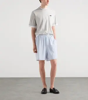 Prada Cotton Layered Triangle T-shirt