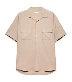Prada Silk Short-sleeve Shirt