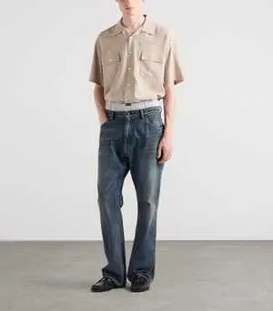 Prada Silk Short-sleeve Shirt
