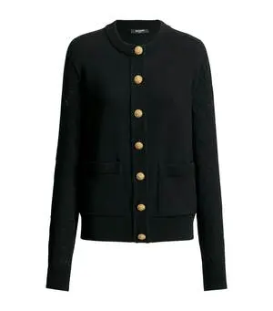 Balmain Button Detailed Cardigans For Women