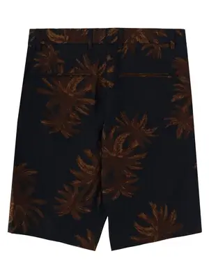 Vince Printed Cotton Shorts