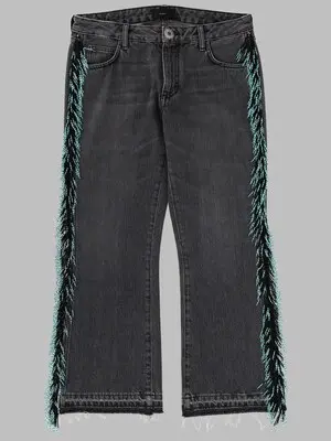 Alanui Embellished Fringe Jeans