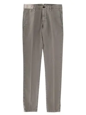 Incotex Jeans Con Patch Logo - Grey