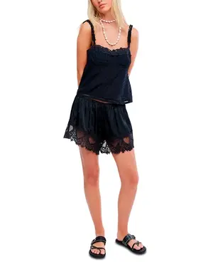 Free People Little Love Tank Top - Black