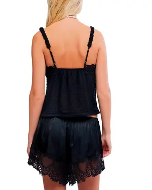 Free People Little Love Tank Top - Black