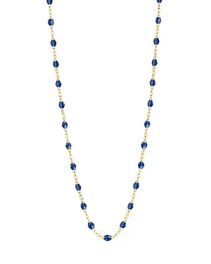 Gigi Clozeau 18k Yellow Gold Classic Gigi Necklace, 16.5 - Lapis