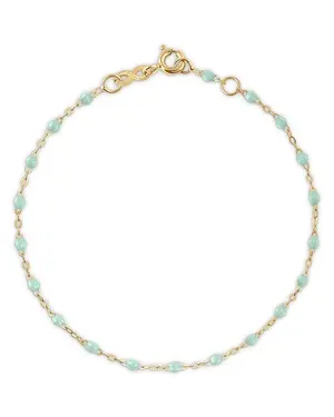 Gigi Clozeau 18k Yellow Gold Classic Gigi Bracelet - Jade