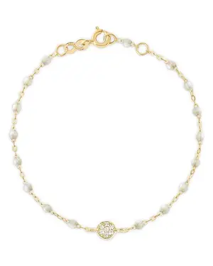 Gigi Clozeau 18k Yellow Gold Classic Puce Diamond Bracelet - Opal