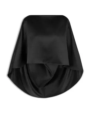 HEIRLOME Anna Silk Cape Effect Top