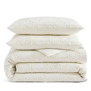 PERI HOME Trellis Rose 3-piece Comforter Set, Full/queen - Ivory