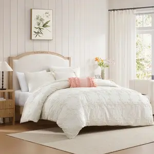 PERI HOME Trellis Rose 3-piece Comforter Set, King