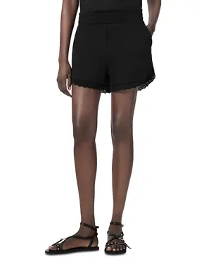 ALLSAINTS Lele Lace Shorts - Black