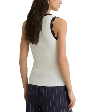 REISS Freya Knit Top