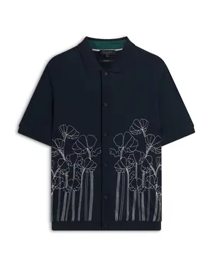 Ted Baker London Actton Embroidered Floral Shirt