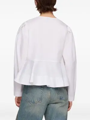 GANNI Organic Cotton Blouse