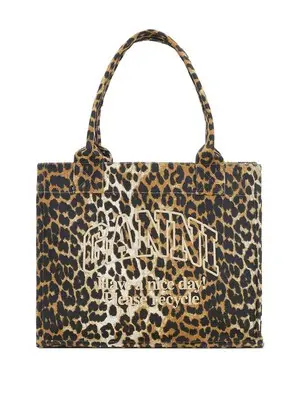 GANNI Large Cotton Tote Bag