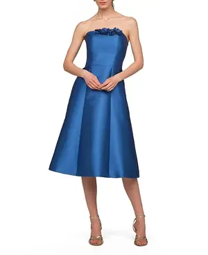 KAY UNGER Livia Midi Dress - Spring Blue