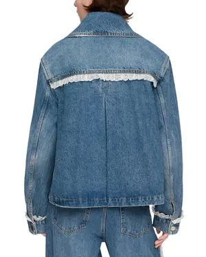 GANNI Rigid Denim Jacket