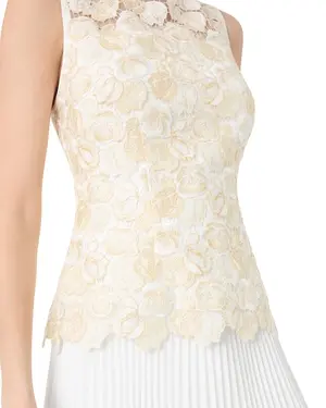 MILLY Maggie Pleated Mini Dress