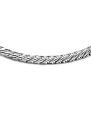 David Yurman Sculpted Cable Flex Necklace - Silver