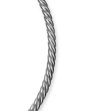 David Yurman Sculpted Cable Flex Necklace - Silver