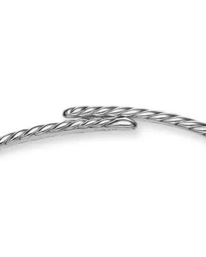 David Yurman Sculpted Cable Flex Necklace - Silver