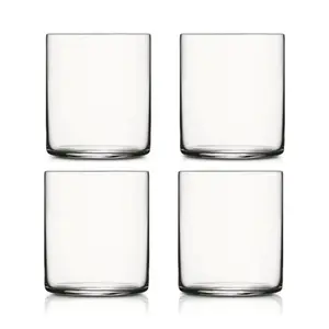 LUIGI BORMIOLI Top Class Round Double Old Fashioned Glass, Set Of 4
