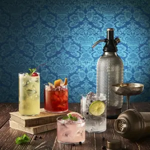 LUIGI BORMIOLI Top Class Round Double Old Fashioned Glass, Set Of 4