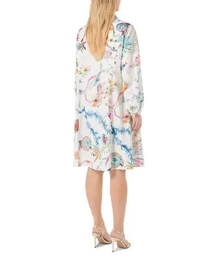 Marina Rinaldi Printed Cotton Shirt Dress