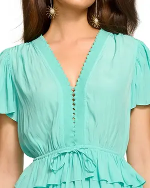 Ramy Brook Emberly Peplum Hem Top
