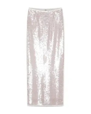 FORTE_FORTE Liquid Sequins Pencil Skirt