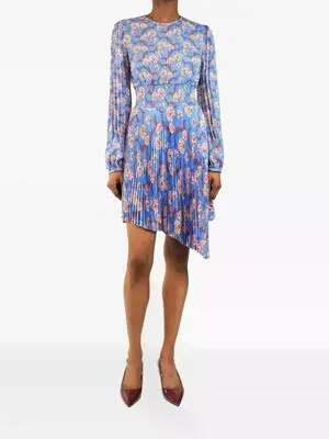 A.L.C. Pleated Floral Mini Dress
