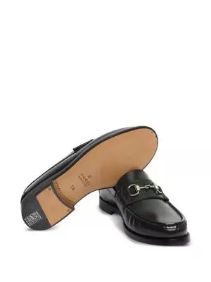Gucci Leather Loafers With Horsebit Detail