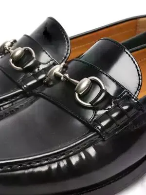 Gucci Leather Loafers With Horsebit Detail