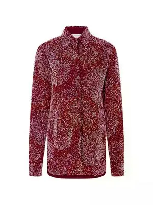 PACOS Sequin Embellished Long Sleeve Shirt