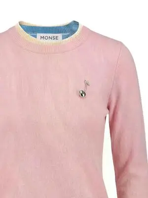 Monse Triple-layer Cherry-motif Sweater