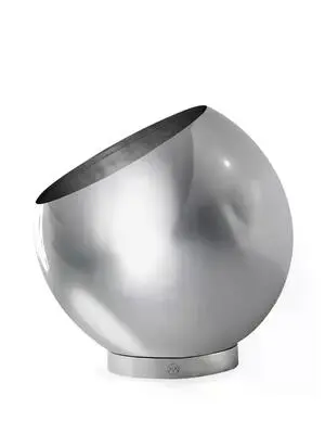 AYTM Globe Oblique-cut Flowerpot - Silver