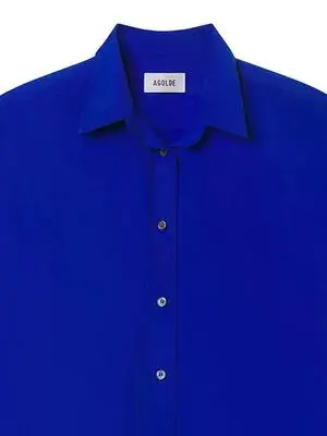 AGOLDE Sona Shirt Cobalt - Blue