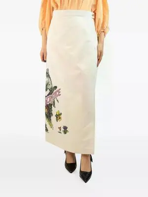 Dior Maxi Skirt - Neutrals