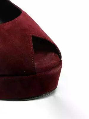 Clergerie Peep-toe Wedge Sandals