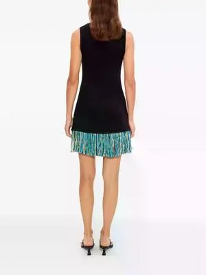 SIMONMILLER Etta Fringe Trim Mini Dress